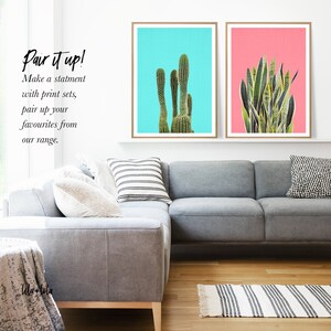 Cactus Print, Western Decor, Printable Large Poster, Modern Botanical ...