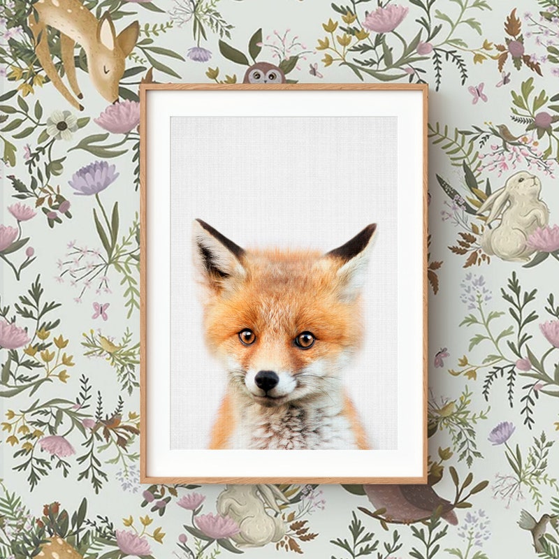 Fox Print Nursery - Etsy