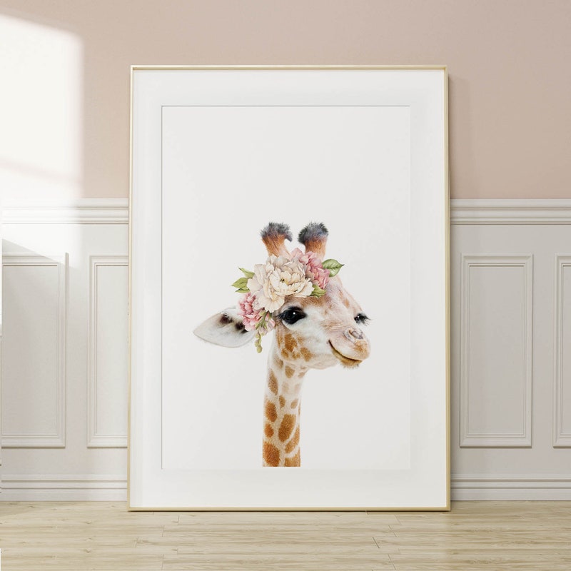 Baby Giraffe Print - Etsy