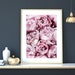 Printable Peonie, Bedroom Wall Decor, Peony Art Print, Pink Floral ...