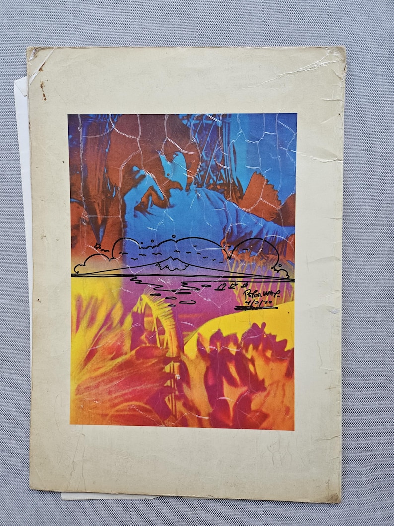 Peter Max Poster Book 1970. Second Printing Before Publication. 11 X 16 ...