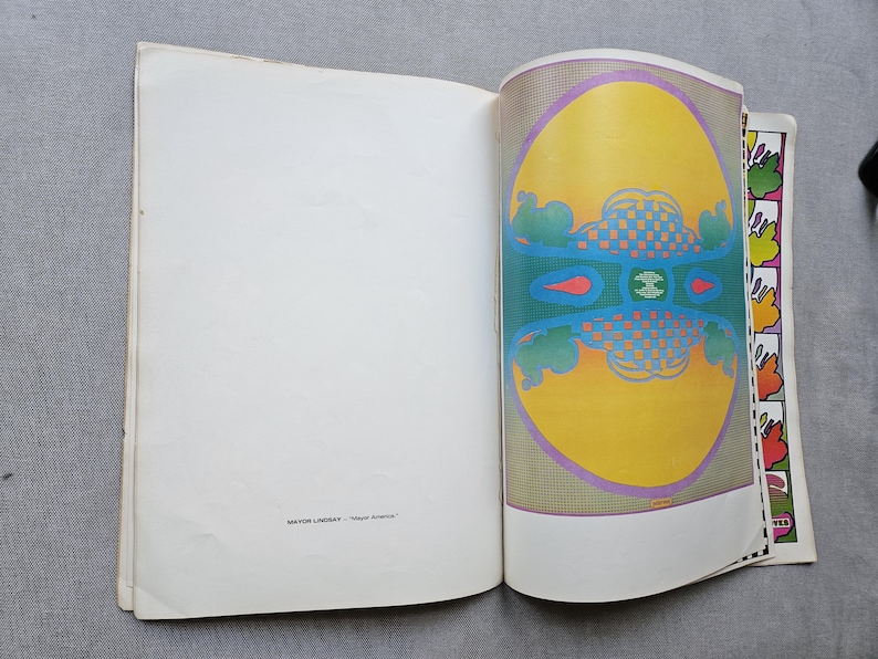 Peter Max Poster Book 1970. Second Printing Before Publication. 11 X 16 ...