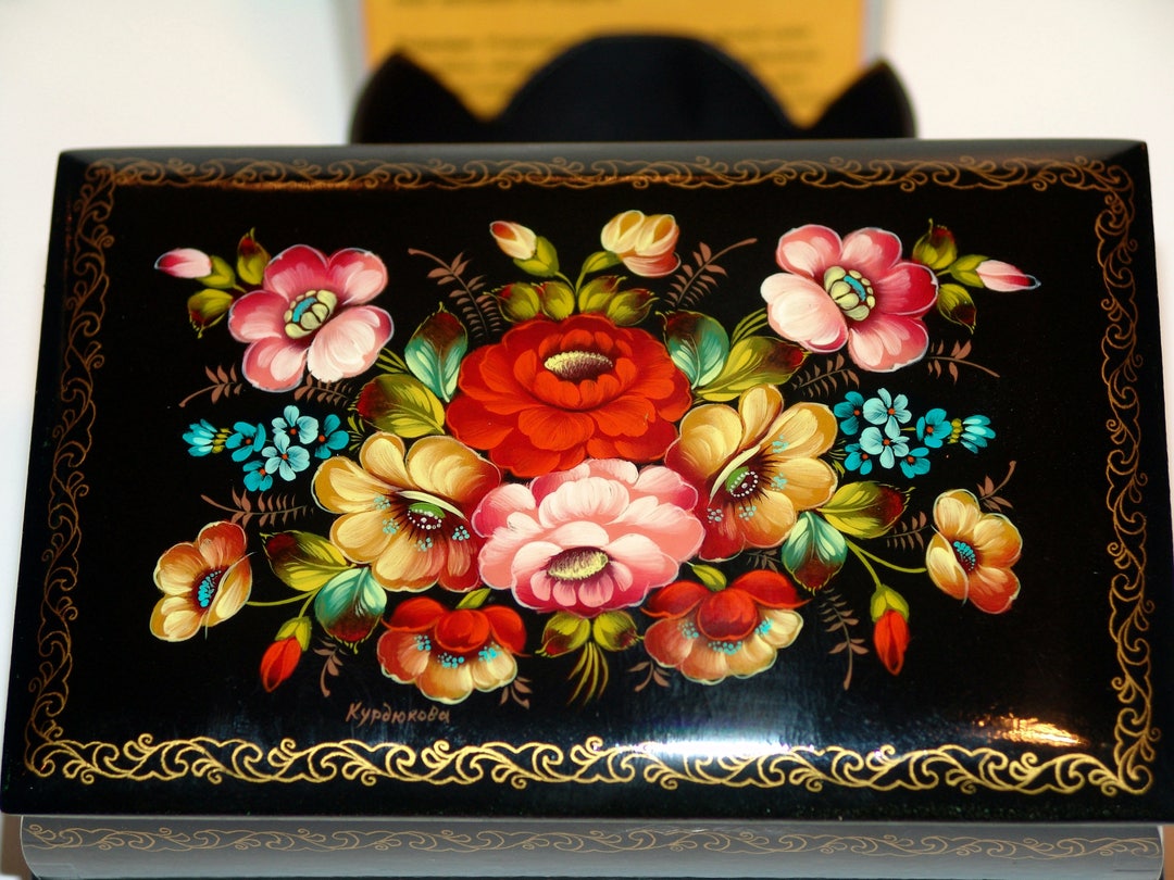 Russian Palekh Box - Etsy
