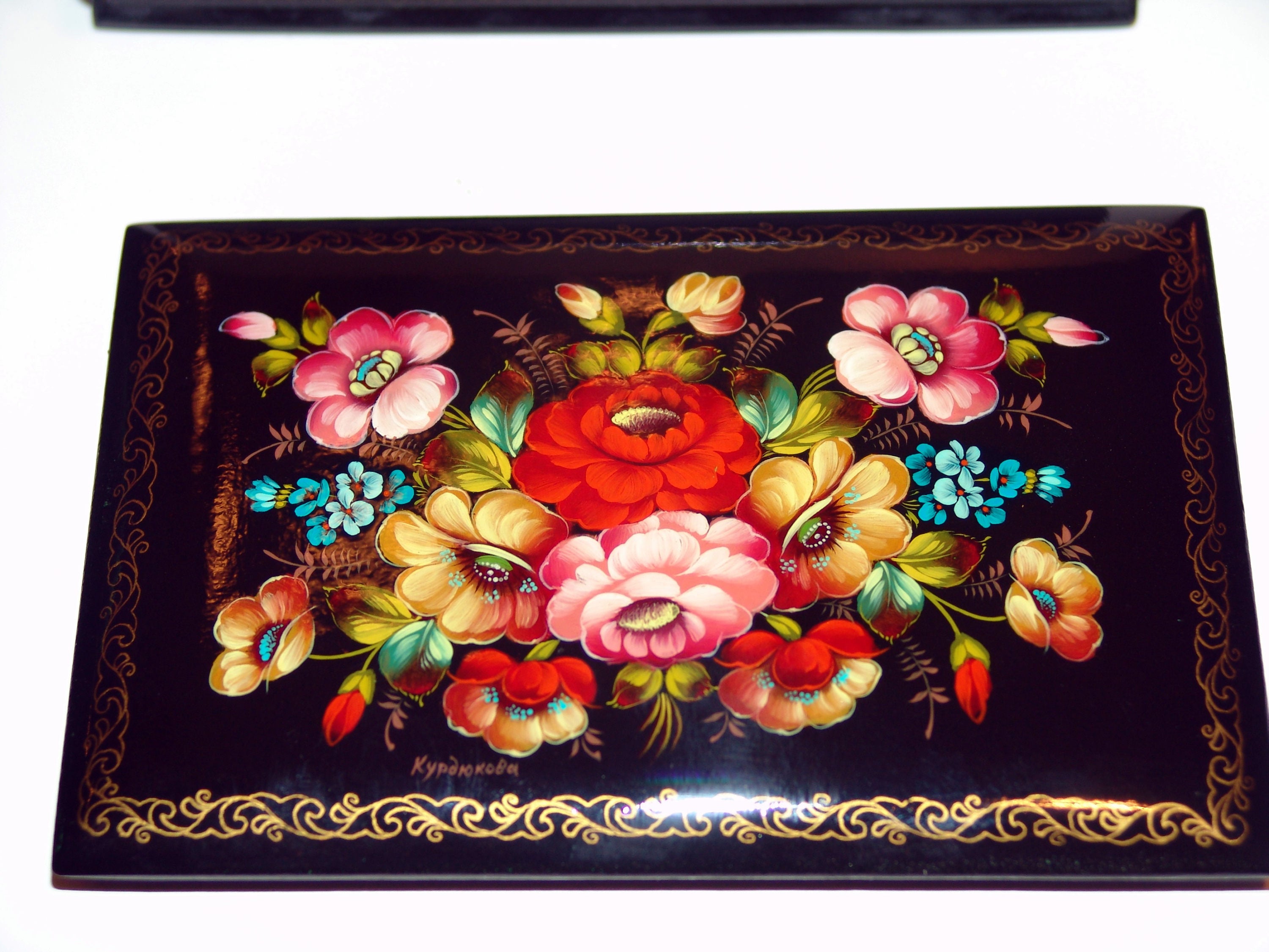 Russian Palekh Box - Etsy