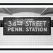 34th Street Subway Sign Print Mosaic Tile Sign Train Station | Etsy
