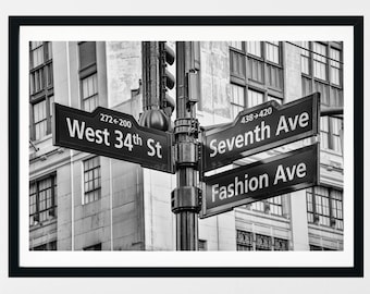 34th Street Sign - Etsy