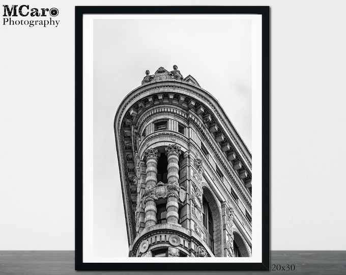 Flatiron Building Art, Unique Architecture Print, New York City Wall ...