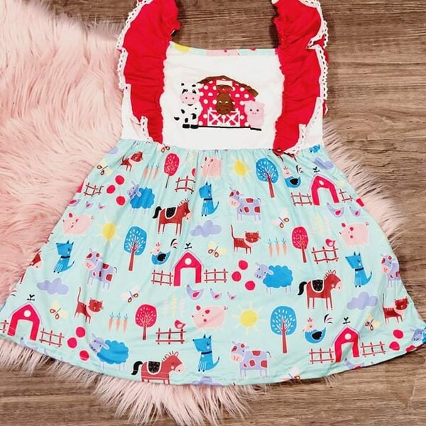 Farm Girl Dress - Etsy