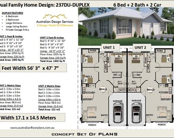 3618Sq Foot or 336 m2 7 Bedrooms Triplex design 3x 2x 2 | Etsy