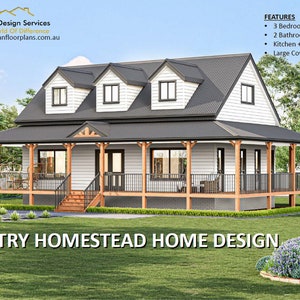 Architectural Concept House Plans | Modern Homestead W/ Loft Getaway ...