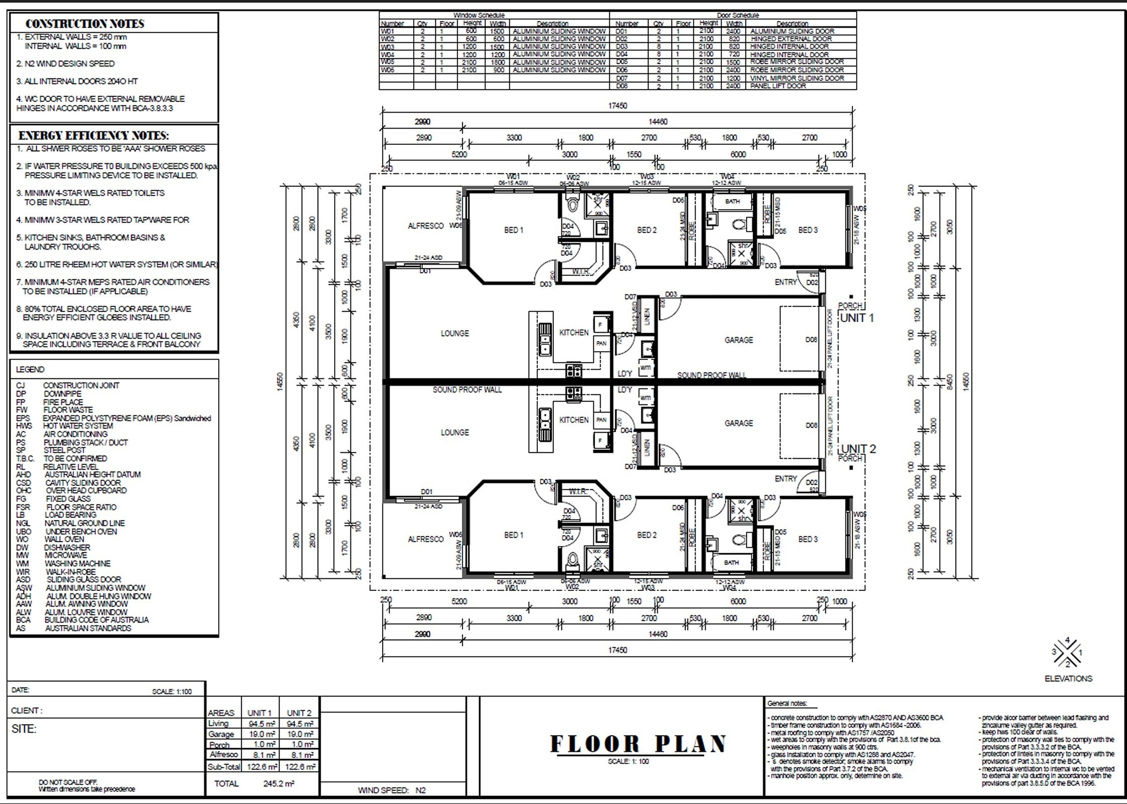 Hipster 6 Bed Duplex Plans | 2640 Sq. Foot or 245.2 M2 | Narrow Land 6 ...