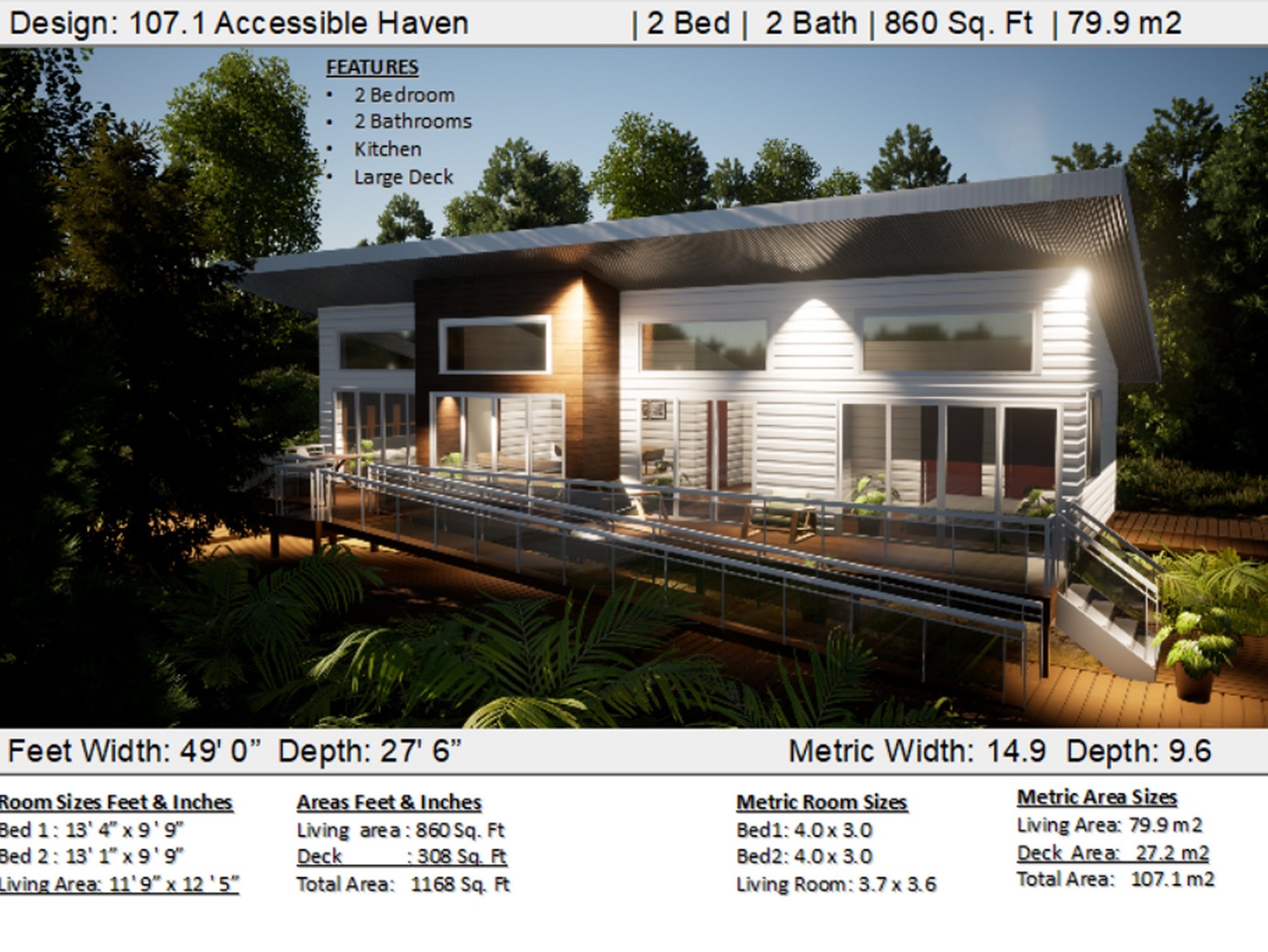 2-bedroom House Plan: Explore Our 80 Sq M (860 Sq. Ft.) 2-bedroom House ...