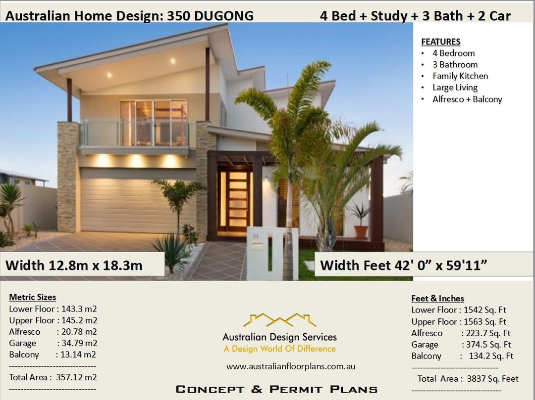 358 M2 |3853 Sq Feet|4 Bed + Study + Office | 2 Storey Design | Two ...