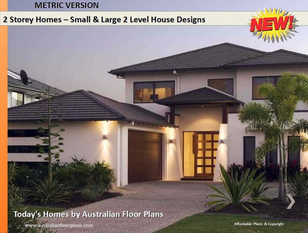 Modern House Plans- - Etsy