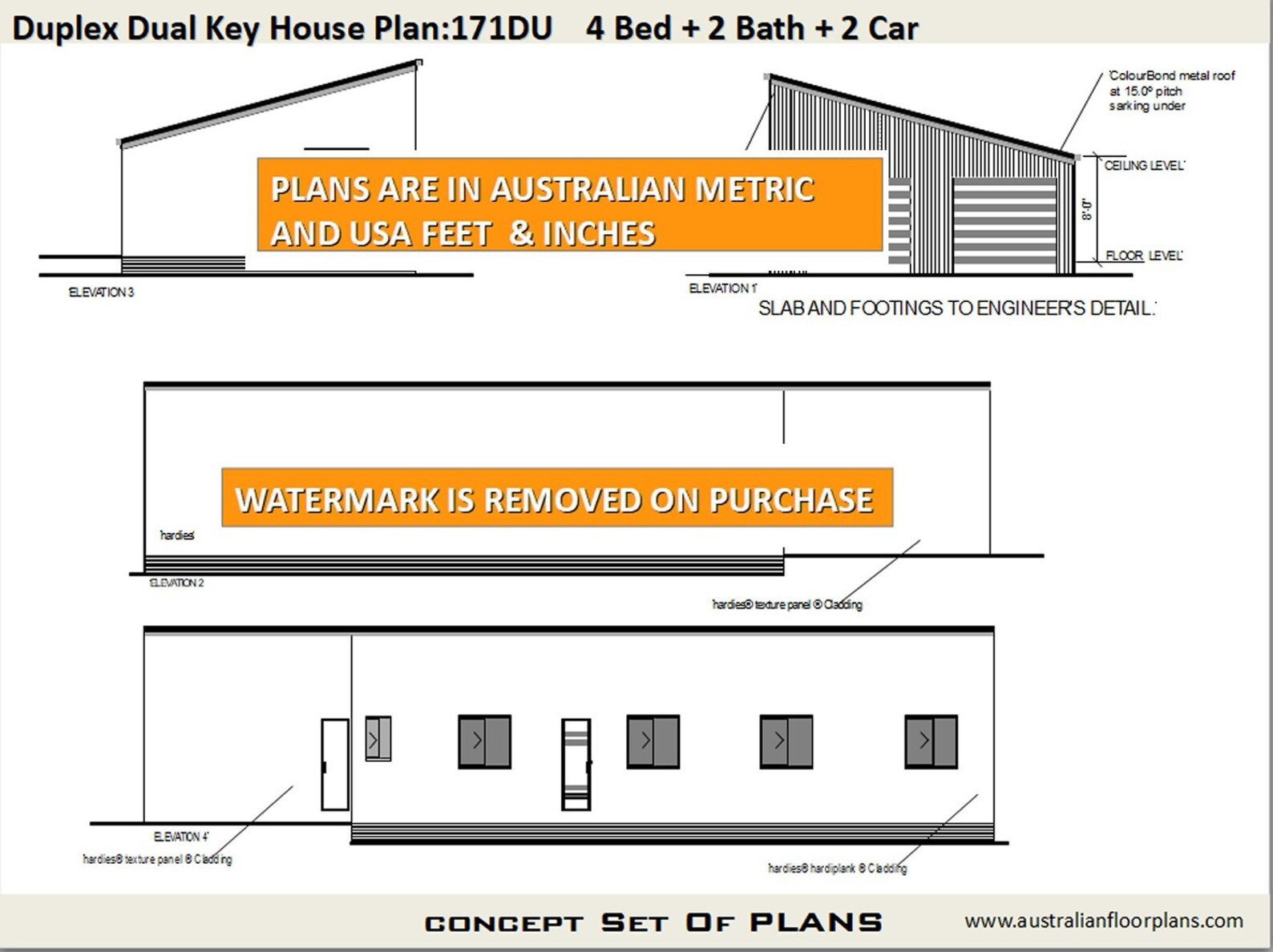 4 Bedroom Dual Key Narrow Duplex Design 171 M2 (1830 Sq Foot) | Perfect ...