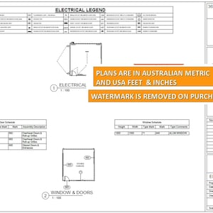Detached 20'x20' Two Car Garage | Architectural Plans - Blueprint ...