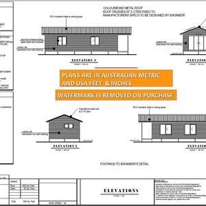 Construction Plans - Steel Frame Transportable 2 Bedroom House Plan ...