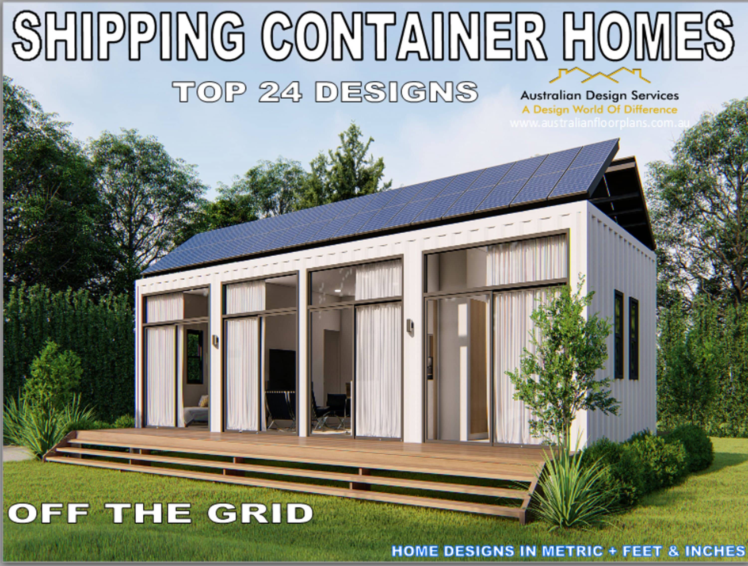 House Plans Book - Shipping Container Designs / Cargo Home Plans / Best ...