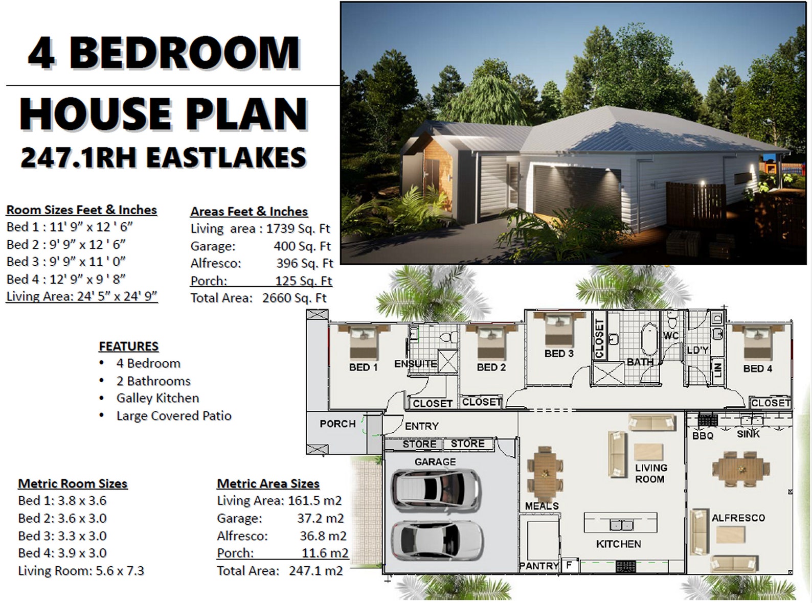 Modern House Plans | 4 Bedroom House Plans | Dream Home Design ...