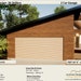 Detached 20'x20' Two Car Garage | Architectural Plans - Blueprint ...