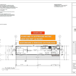 Build Plan#40 Titian: 40'x8' Shipping Container Home Plan ...