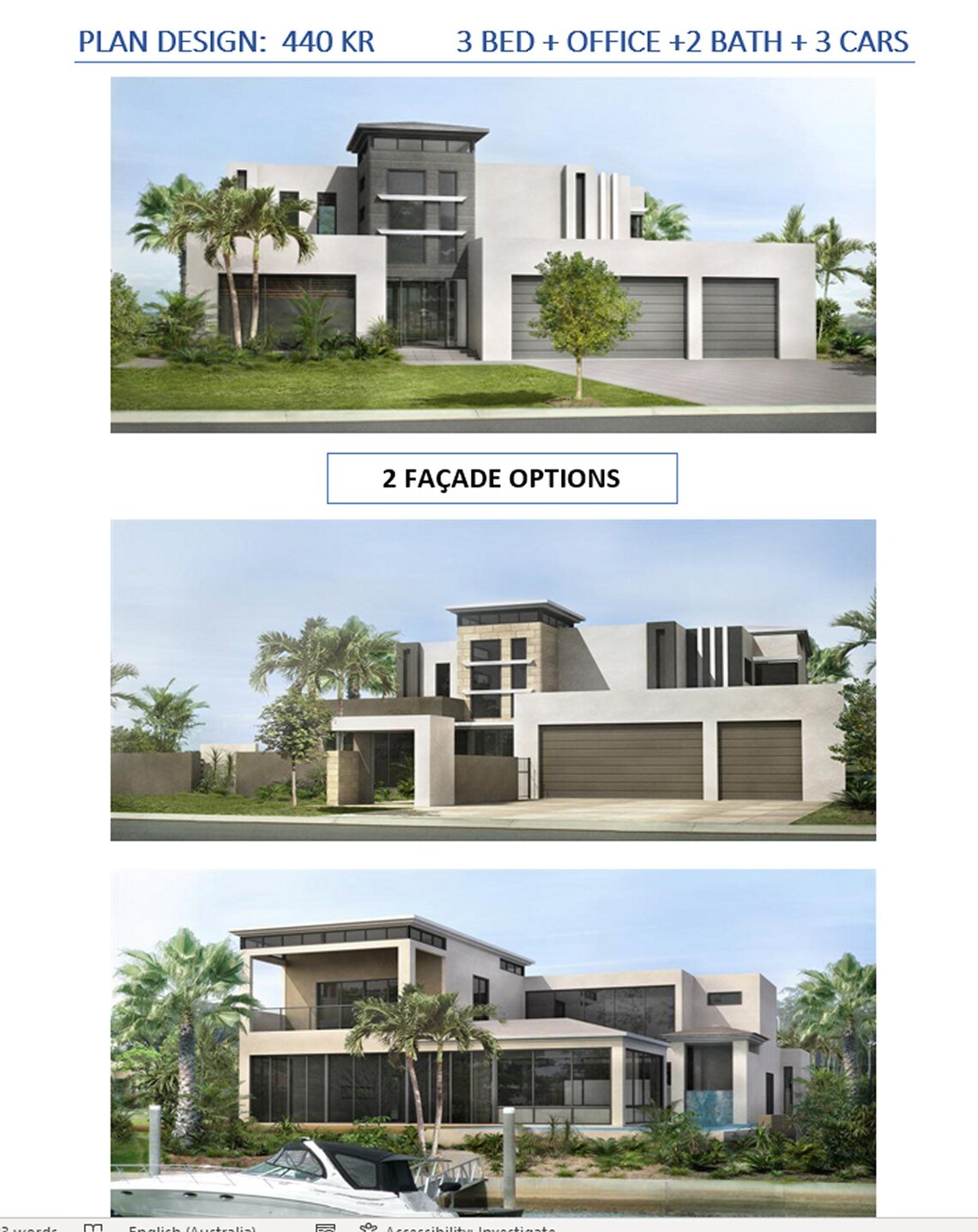SPECTACULAR 2 Level House Plans Homes Double Storey House | Etsy