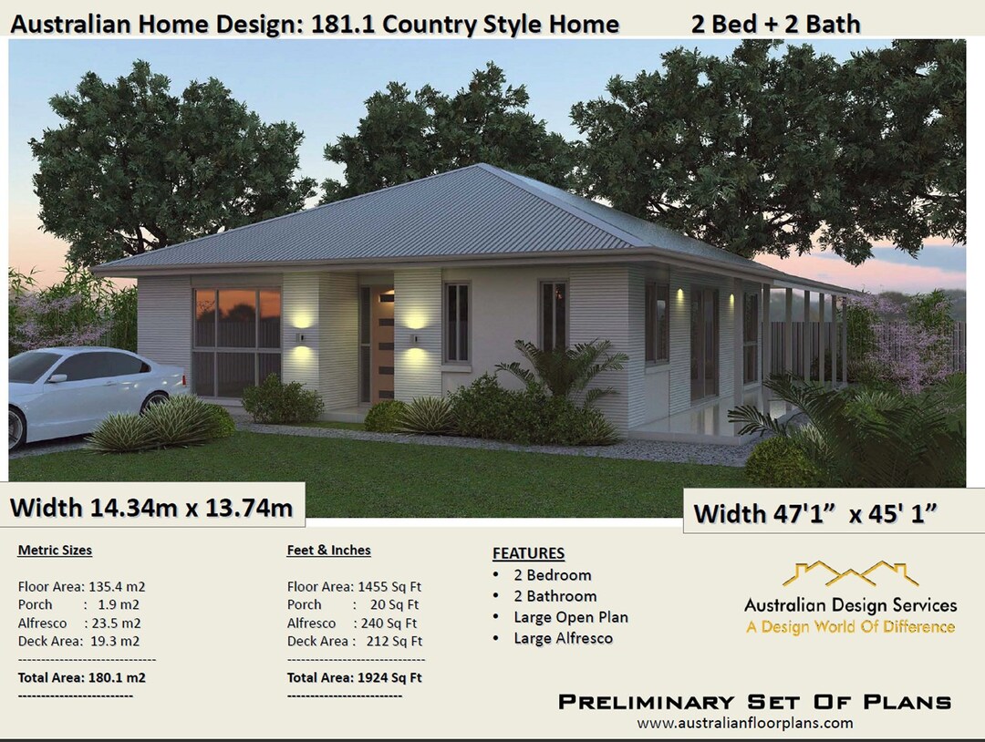 2 Bedroom House Plans Rustic 180m2 1924 Sq.feet Homestead 2 Bedroom ...