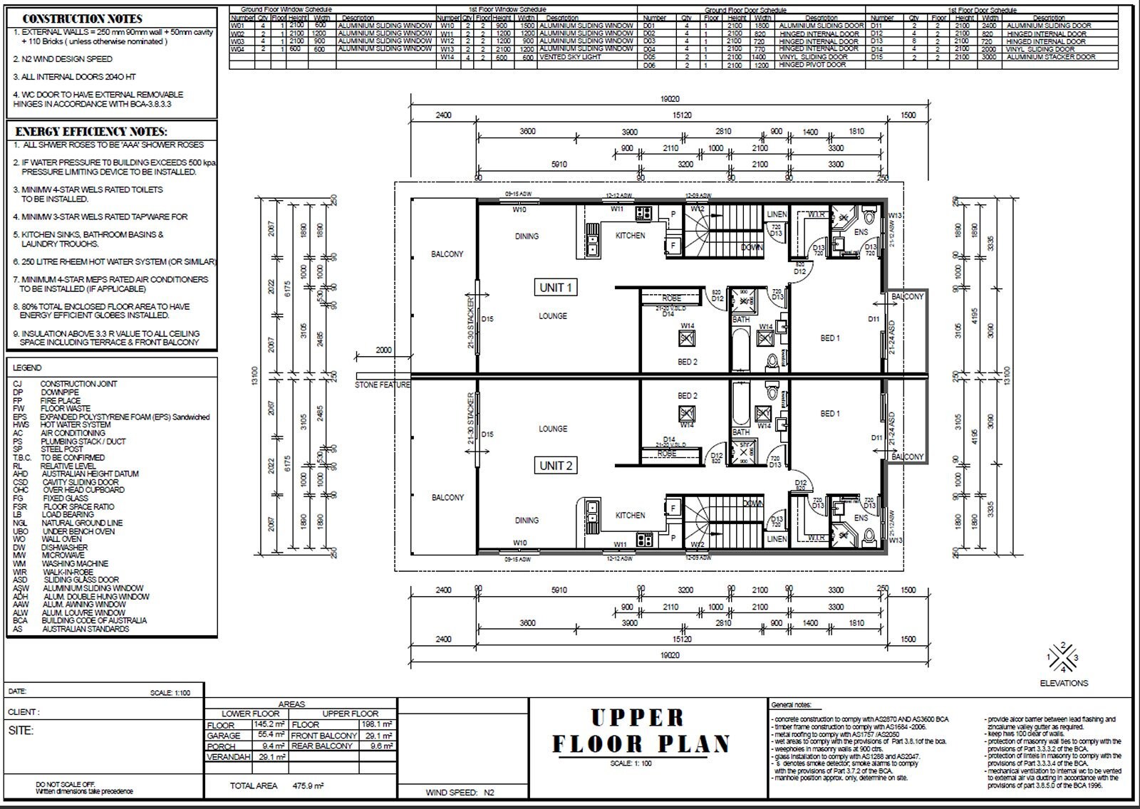 Split Level Duplex-townhouse Design | 475 M2 or 5122 Sq Foot | 6 ...