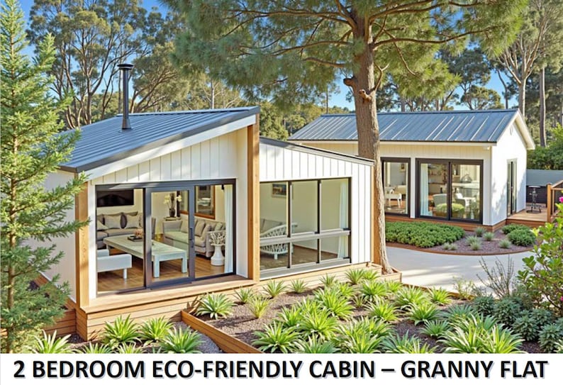 Modern Eco-friendly 2-bedroom House Plans-smart, Sustainable Living ...