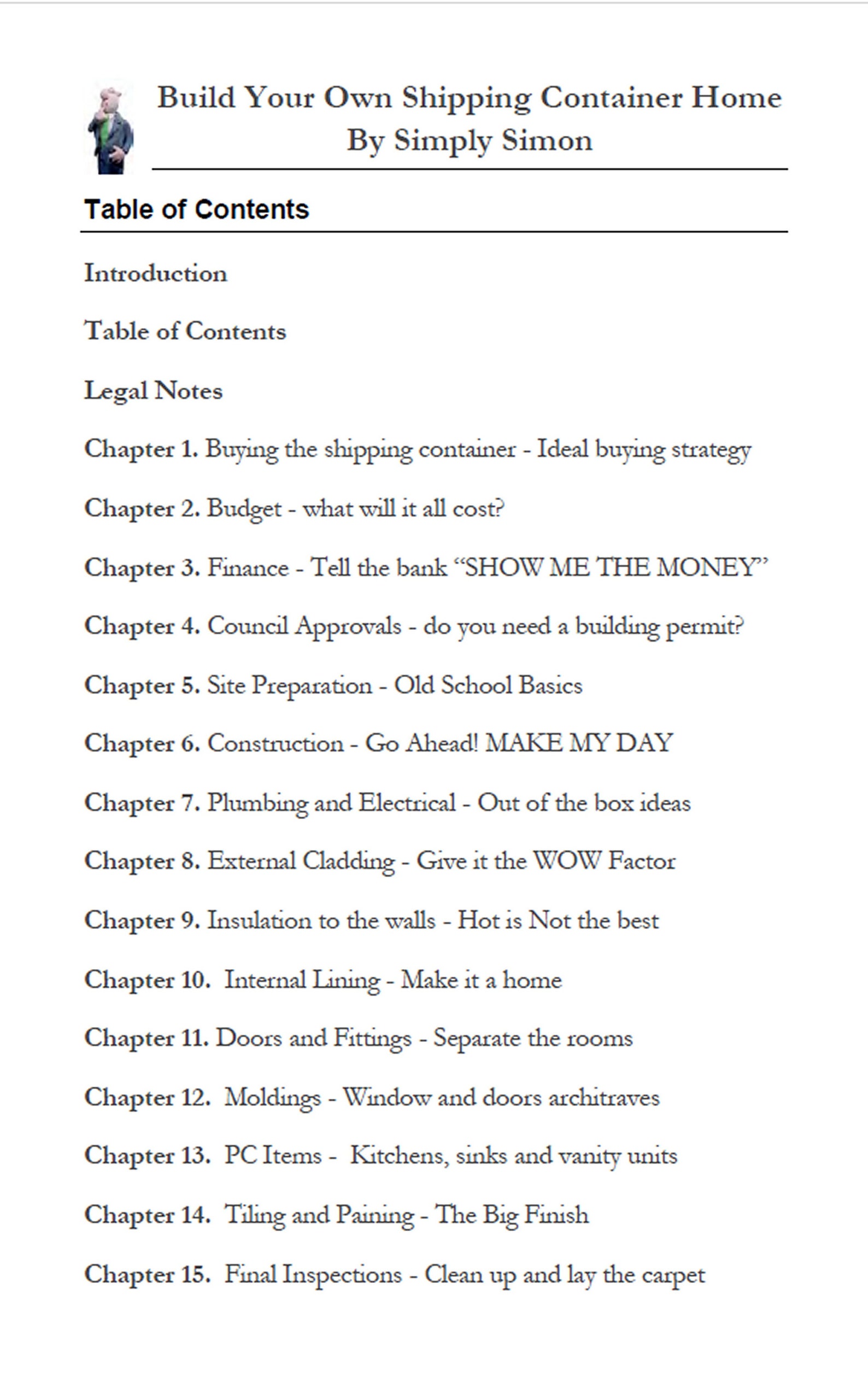 Simple Simons Guide to Building a Container Home- Made Simple: Buy Your ...