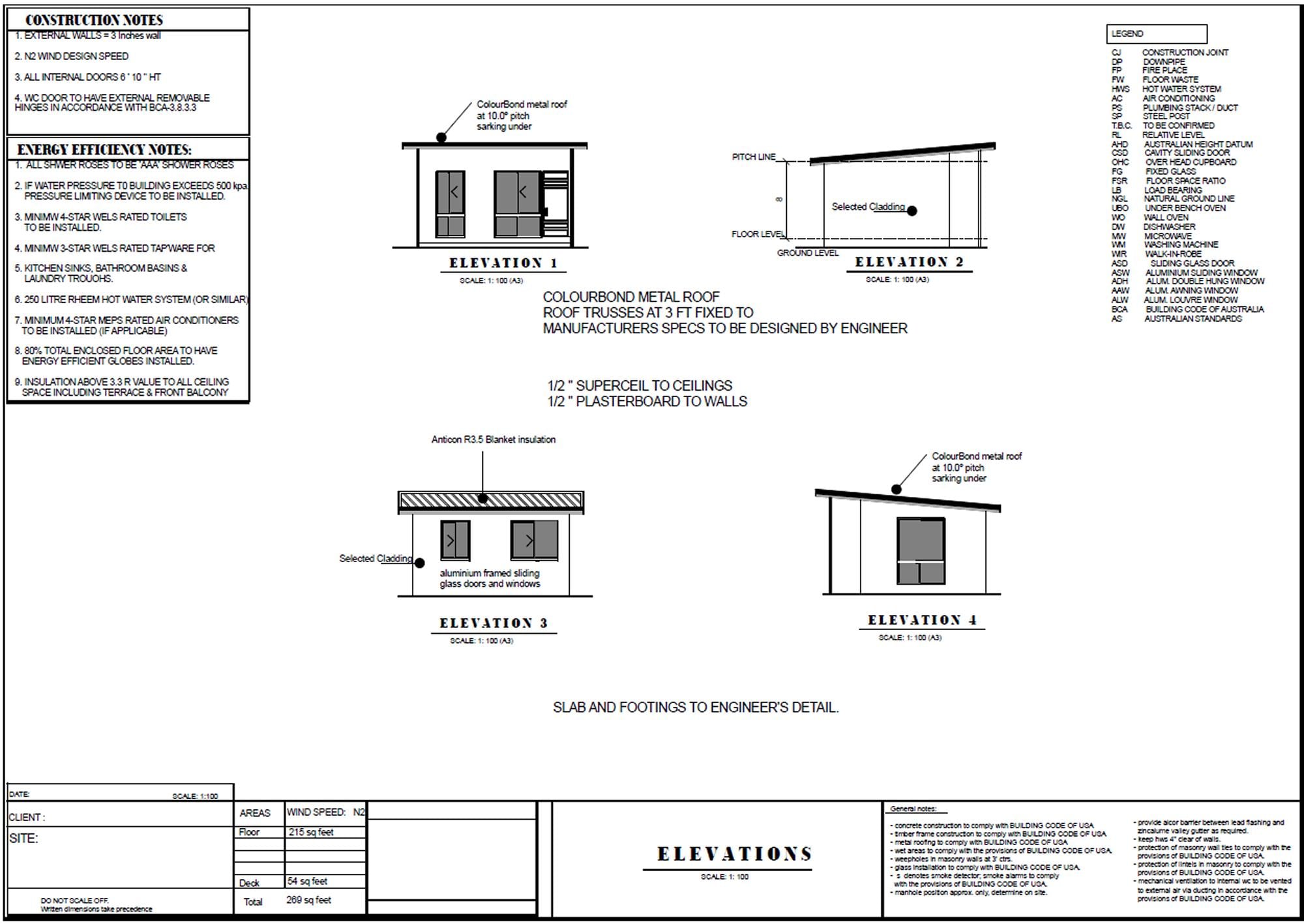 Small Cabin House Plan 25 Cabin - 25 M2 (269 Sq Foot) 1 Bedroom Cabin ...