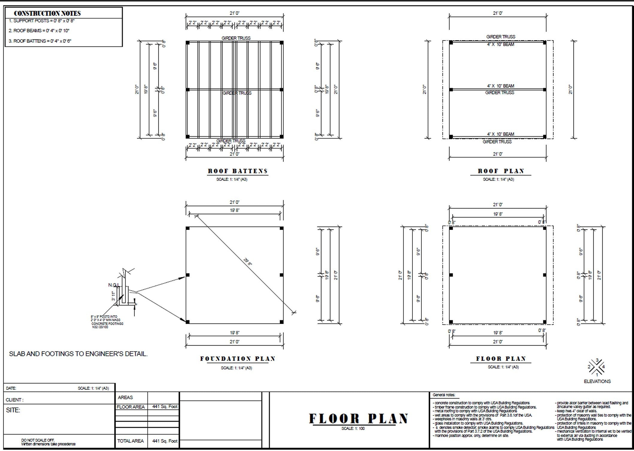 2 CAR CARPORT PLANS - Easy Build Concept Popular Craftsman Design House ...