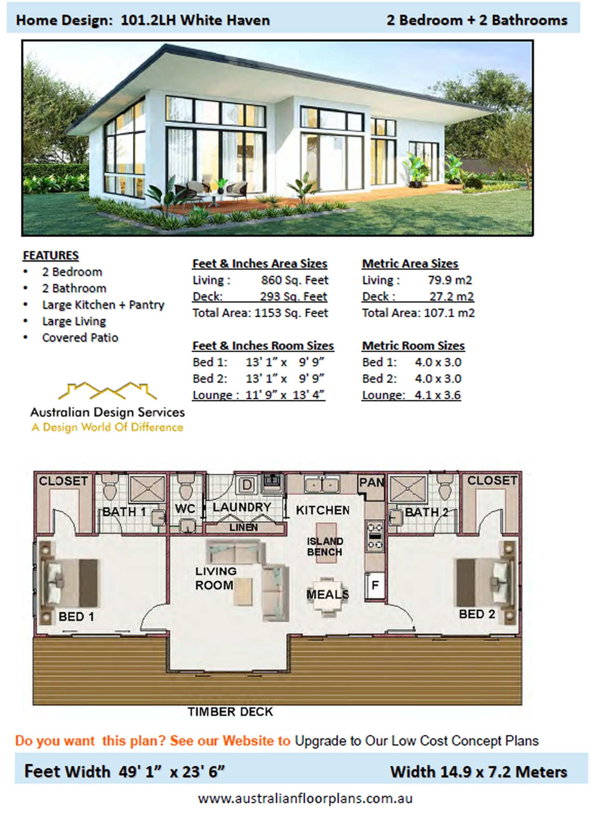 House Design Book Simple 2 Bedroom Home Designs Australian - Etsy
