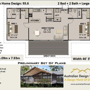 Steep Slope House Design Plans- for Sale - 93.6 M or 1000 Sq Foot ...