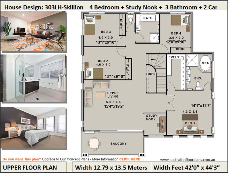 2 Level House Plans Distinctive Homes Double Storey House - Etsy UK
