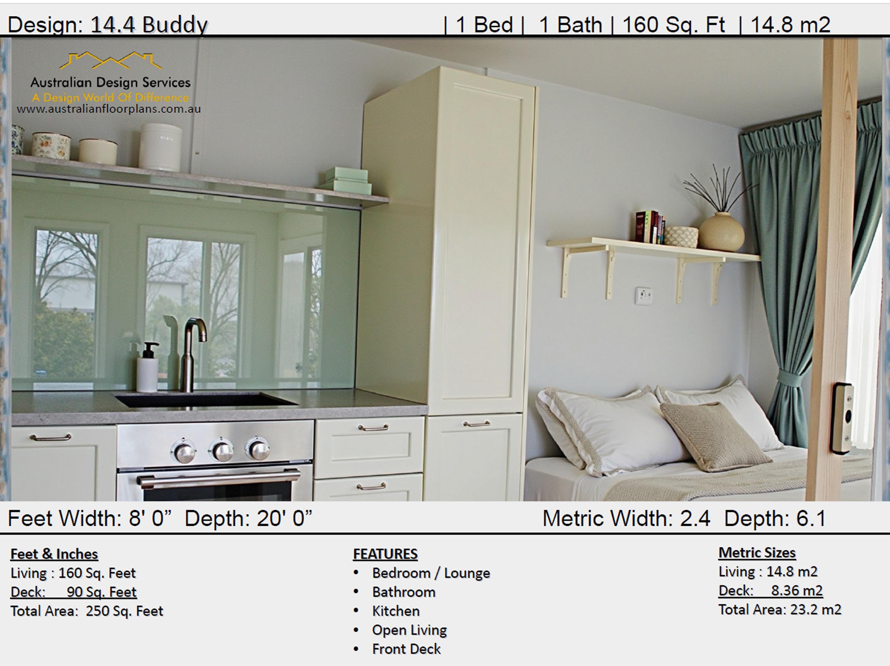 Build Plan#14.4 Buddy: 20 Foot Shipping Container Home | Concept House ...