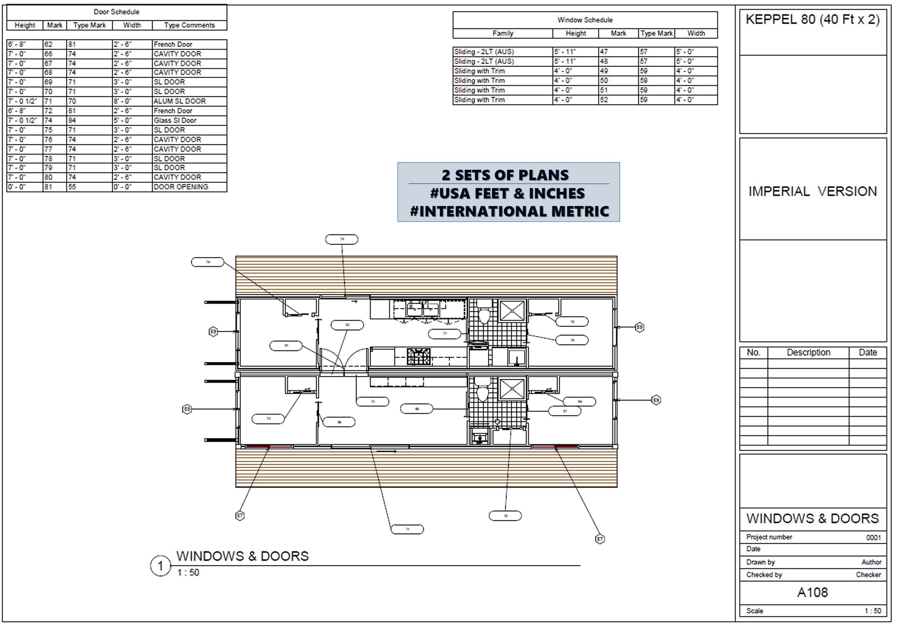 Build Plan#80 Keppel: 2/40 Foot Shipping Container Home 80 Keppel 4 ...