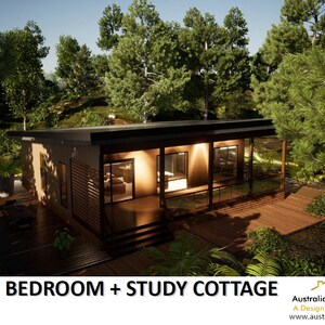 RUSTIC GRANNY FLAT 2 Bed + Study Cottage - Small and Tiny Home Design ...