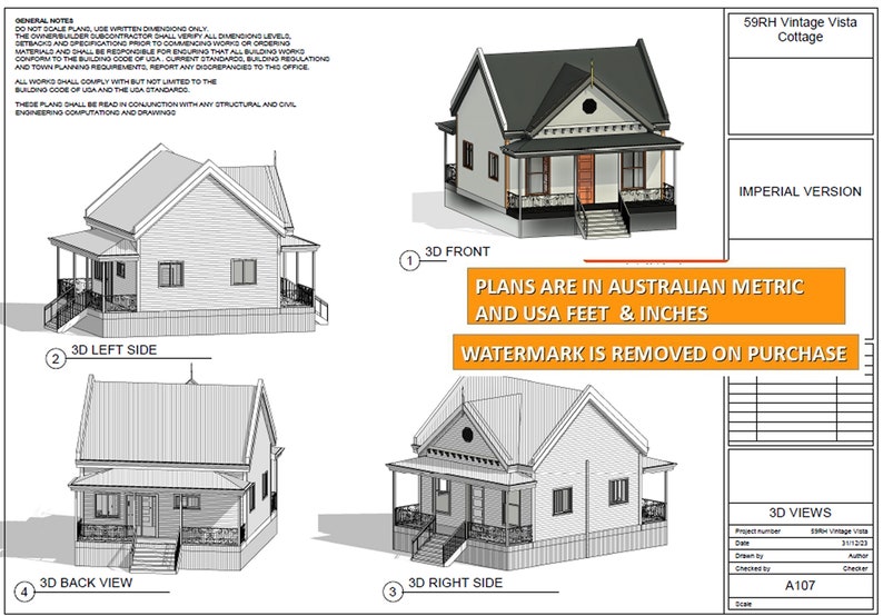 Accessory Dwelling Unit GRANNY FLAT 635 Square Feet 59 M2 Texas Cottage ...