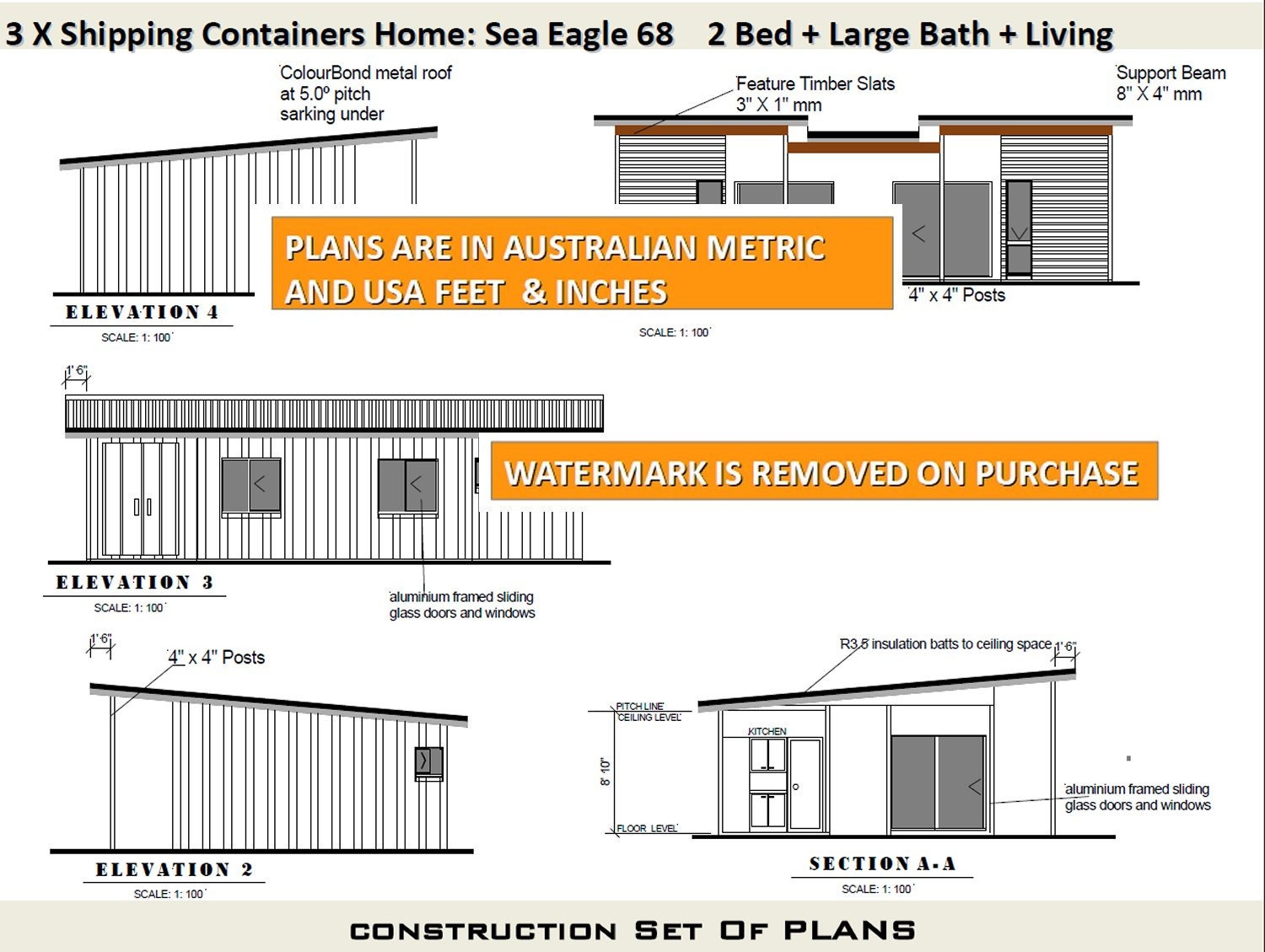 2 Bedroom Shipping Container Home: 68.0 M2 or 731 Sq Ft Shipping ...
