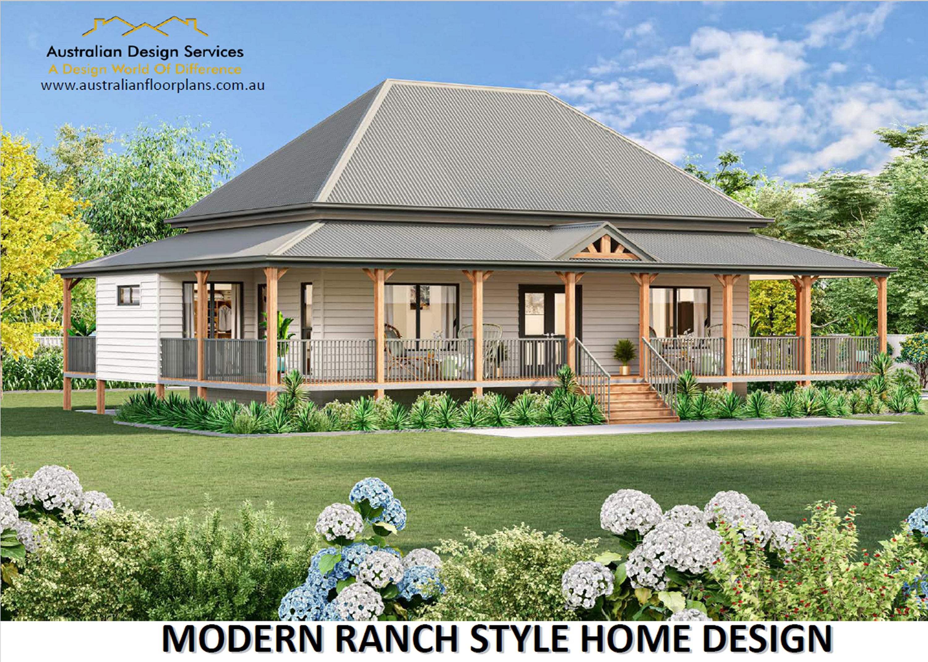 4 Bedroom Ranch House Plans Outside View Traditional Style House Plan