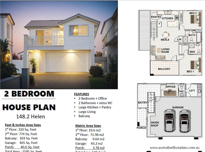 Modern 2-bedroom + Office Garage Apartment – Spacious 1595 Sq. Ft (148. ...