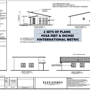 60 M2 | 685 Sq Foot | 2 Bedroom House Plan 59 Hine | Small Home ...