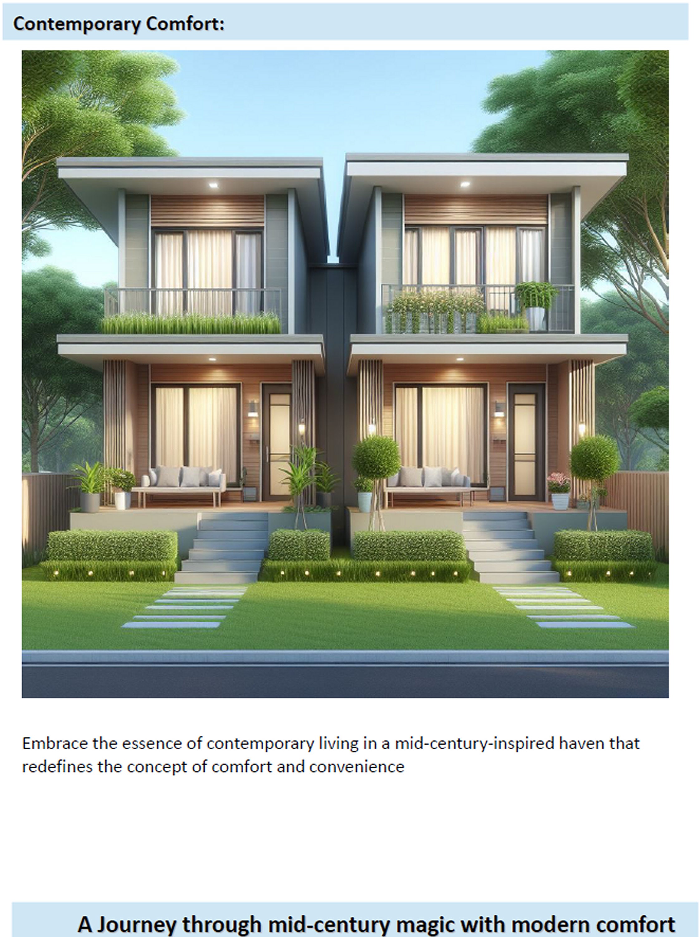 Architectural Mid-century Magic, Home Facades A Journey Through Mid ...