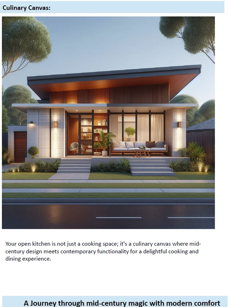 Architectural Mid-century Magic, Home Facades A Journey Through Mid ...