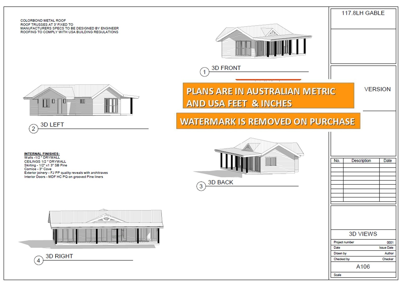 Small and Tiny Home Design 86.5m2/ 931 Sq. Feet - Country 2 Bed House ...