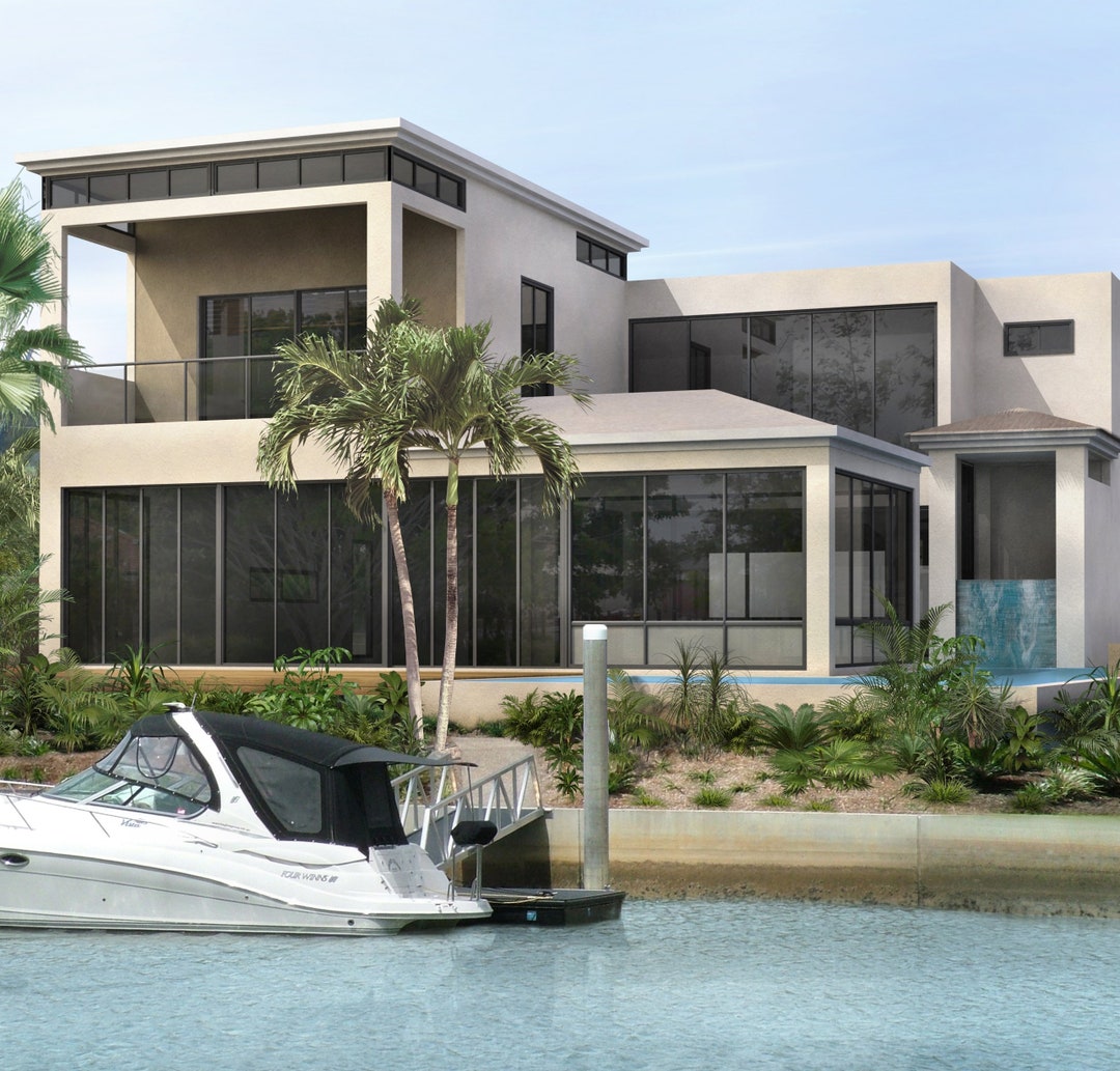 SPECTACULAR 2 Level House Plans Homes, Double Storey House Plans,modern ...