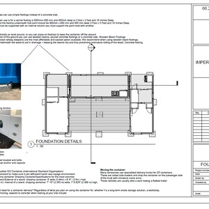 20' X 36' 6 X 12 Meters Modern Container Home Architectural Plans ...
