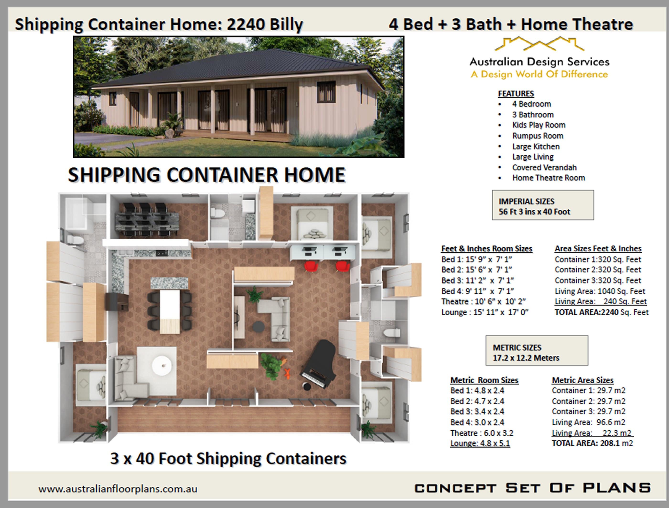 Shipping Container Home House Plans/ House Plans Cargo - Etsy Canada