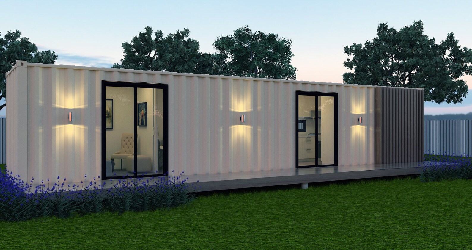 40'x8' Shipping Container Home Plan Architectural - Etsy Australia